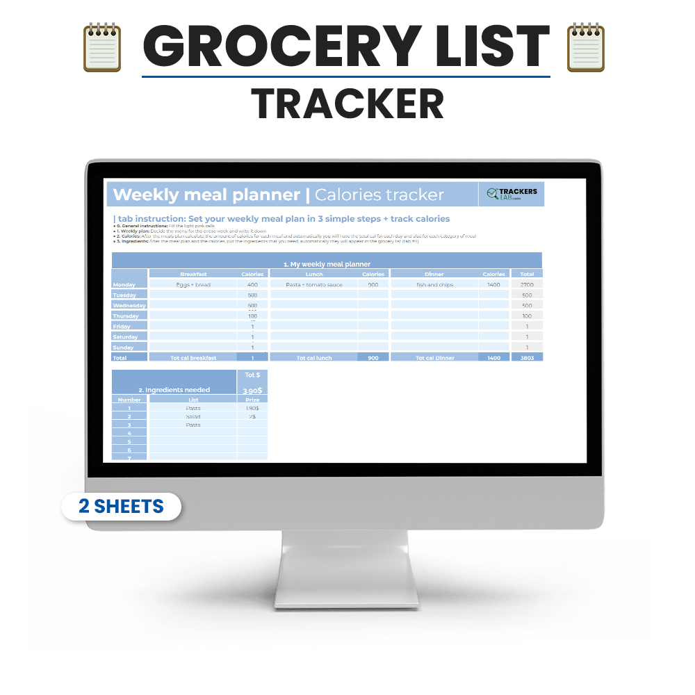 Grocery List Tracker Trackers Lab
