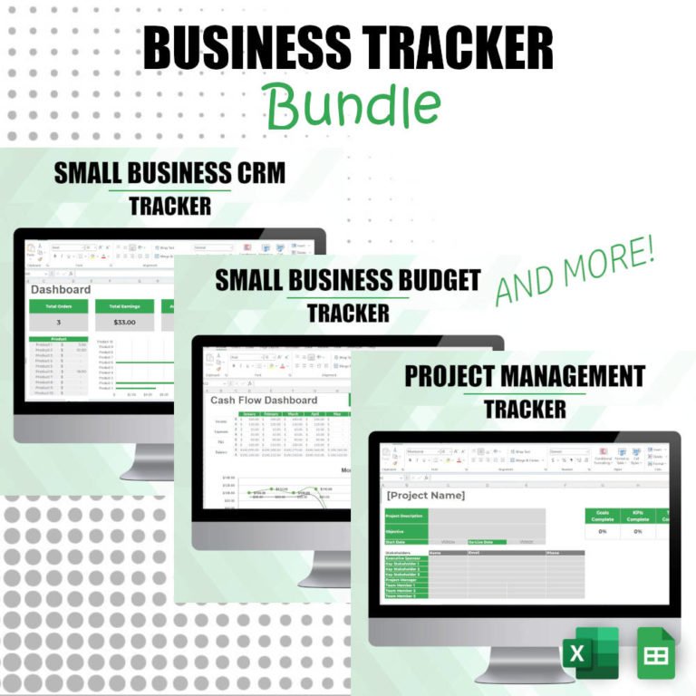 Business Tracker Bundle - Trackers Lab