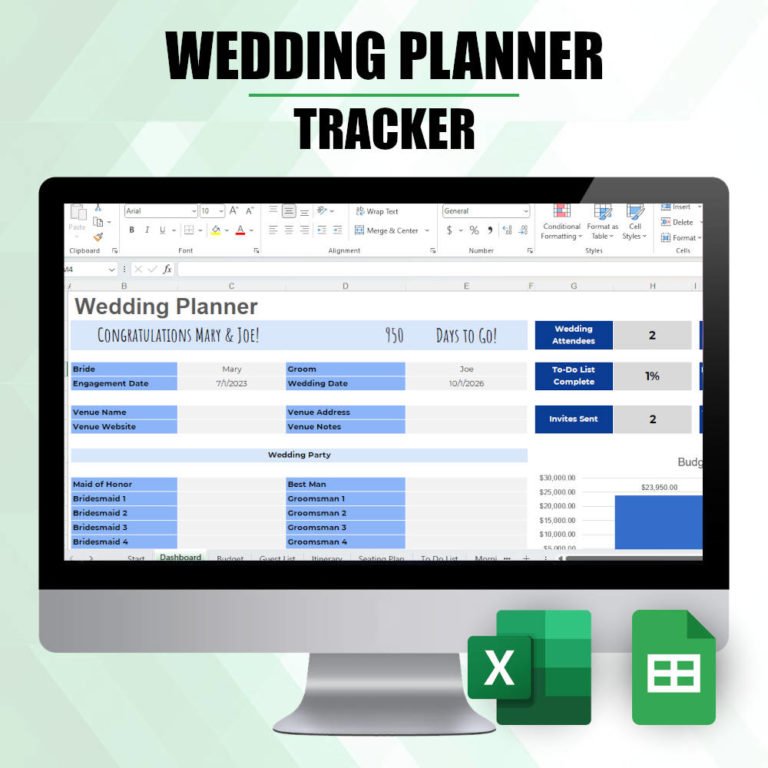 Wedding Planner Tracker - Trackers Lab